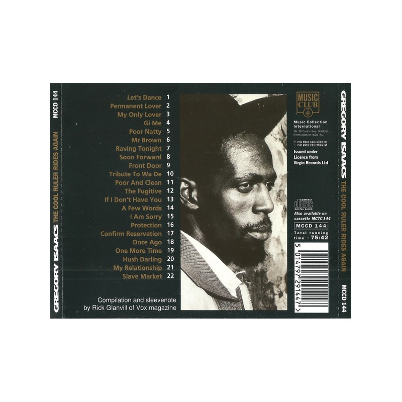 ISAACS,GREGORY - COOL RULER&ONCE AGAIN 2CDBOX - 2CD